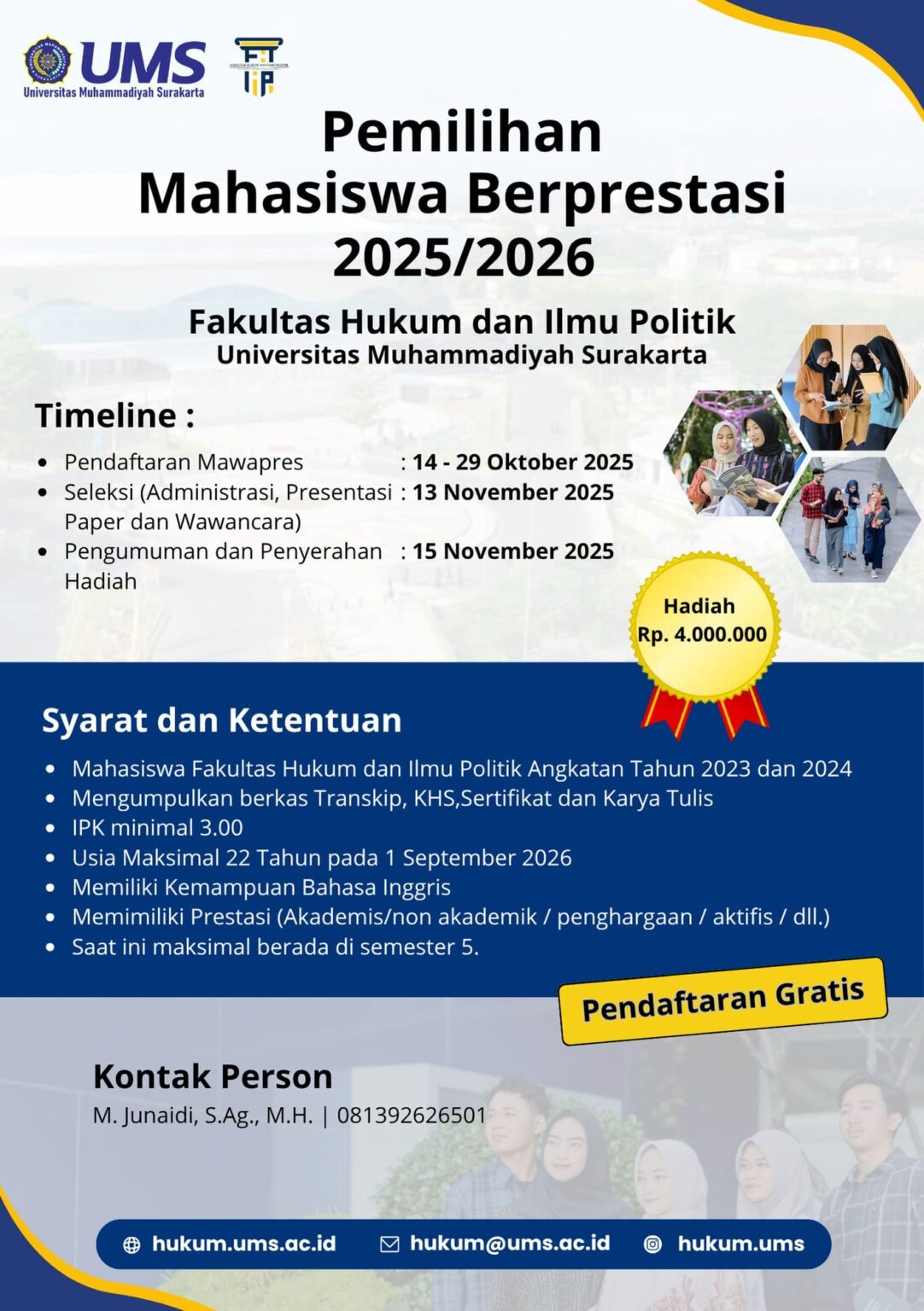 Pemilihan Mahasiswa Berprestasi 2025/2026